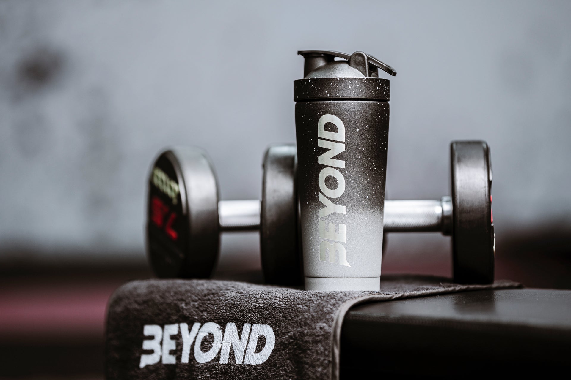 Metal Shaker Bottle - 735ml - Insulated Protein Shaker - Brushed Steel ...